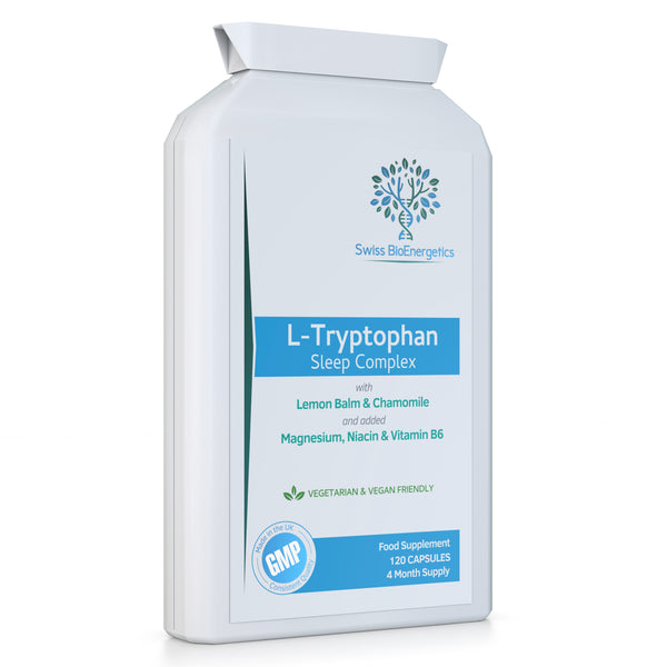 L-Tryptophan Sleep Complex 220mg - 120 Capsules/Sleep Complex – Swiss ...