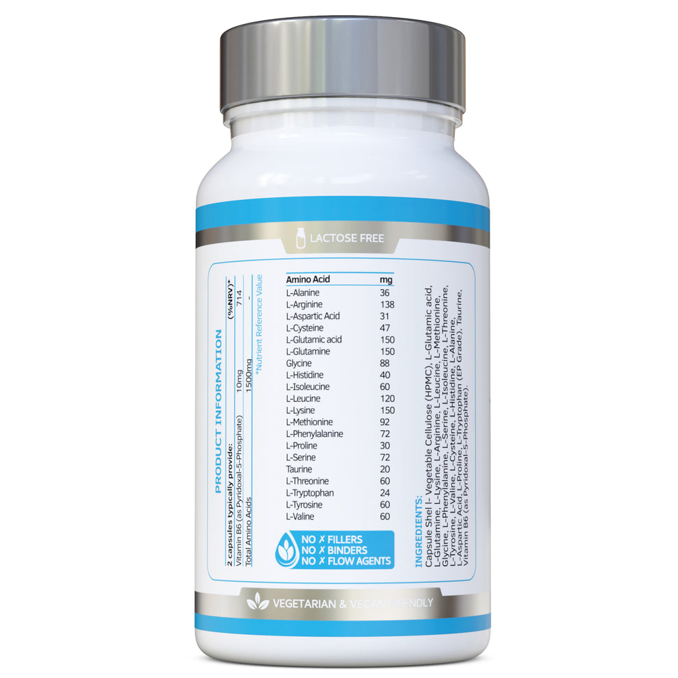 Total Amino Boost | 120 Capsules | Swiss BioEnergetics